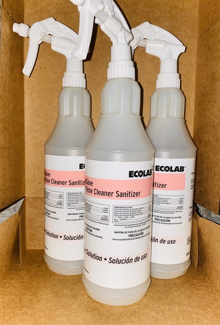 Ecolab Spray Bottles. Brand New. Set Of 3. Labled. 33.8 Fluid Oz | eBay