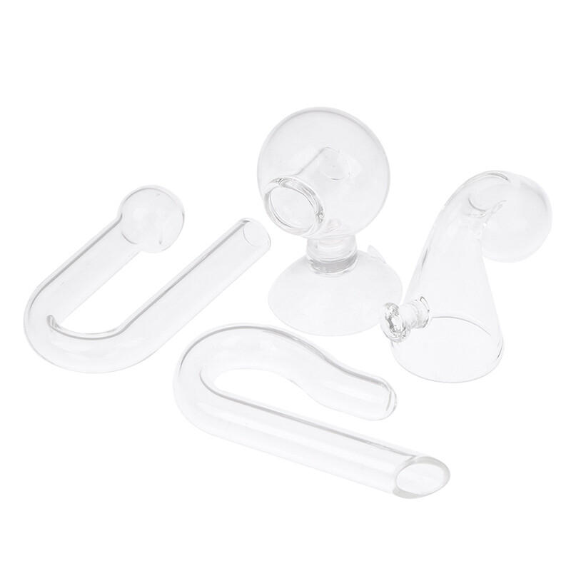 Aquarium CO2 Carbon Dioxide Monitor Transparent Glass Drop Checker PH ...