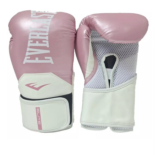Everlast Elite 2 Boxing Gloves, Pink/White 14 oz. | eBay UK