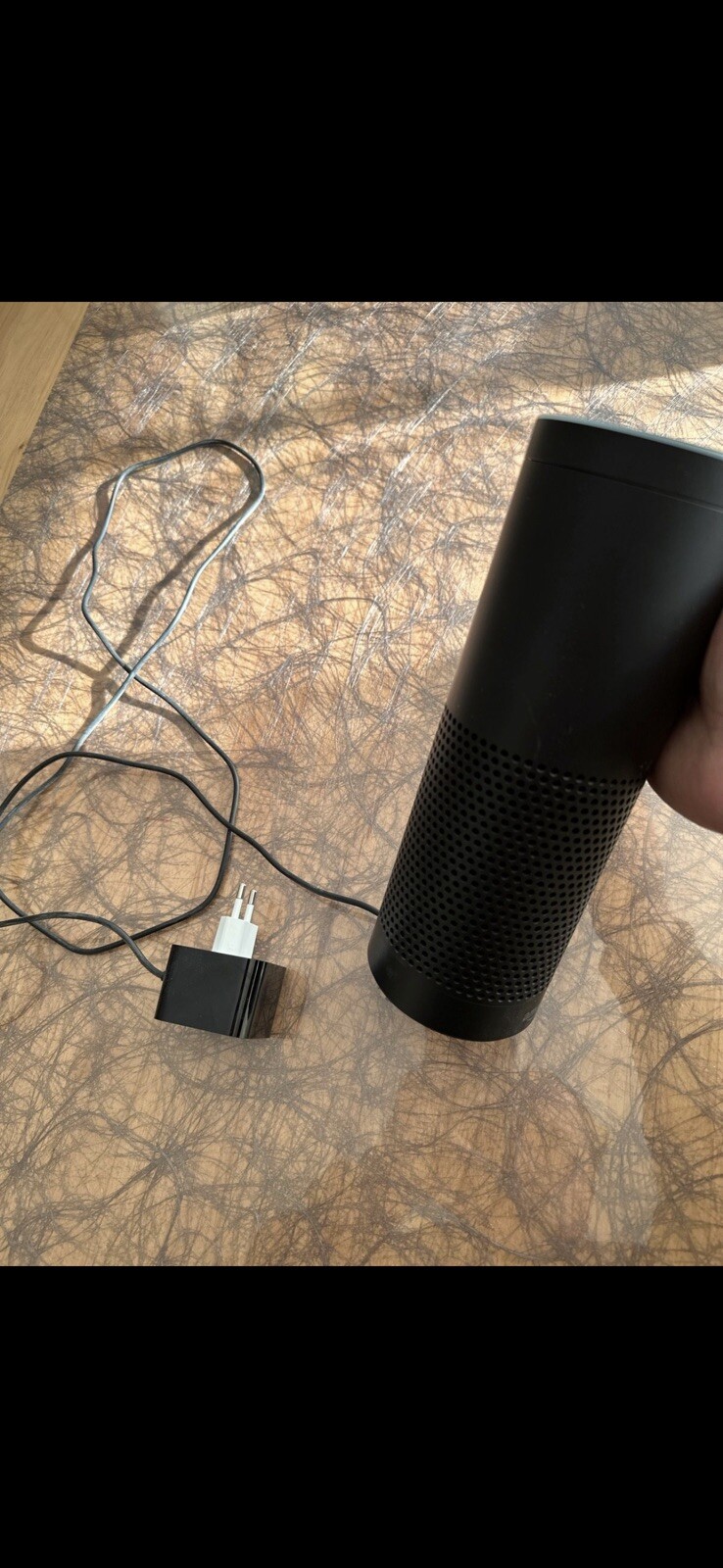 Amazon Echo (1. Generation) Sprachgesteuerter Smart Assistant - Schwarz ...