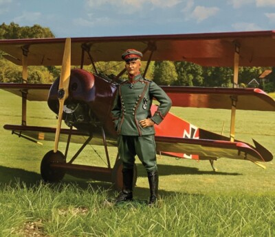 BRITAINS MUSEUM COLLECTION 10091 WW1 GERMAN ACE MANFRED VON RICHTHOFEN ...