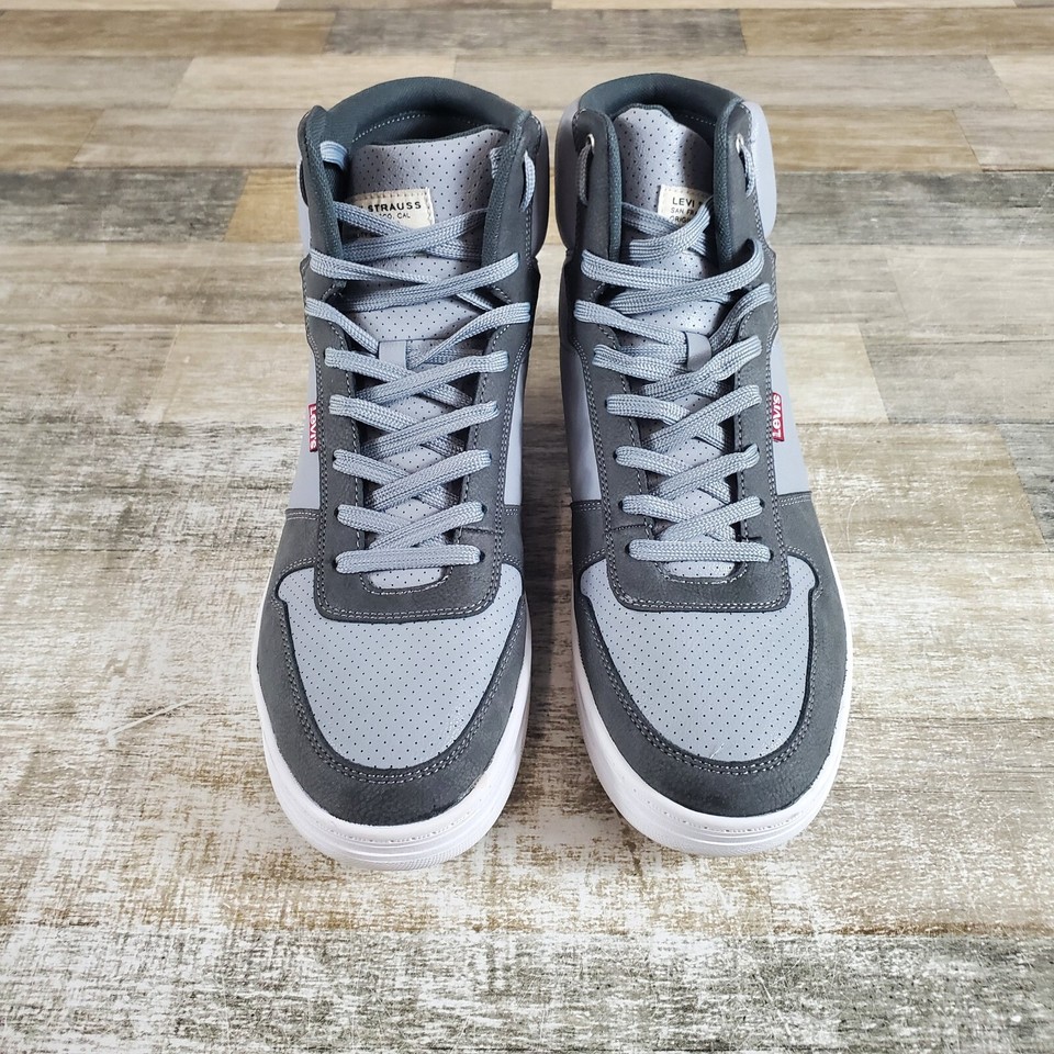 Levi's Drive Hi Mens Shoe Sz 12 M Gray Charcoal Casual High Top Athletic Sneaker 196708074198| eBay