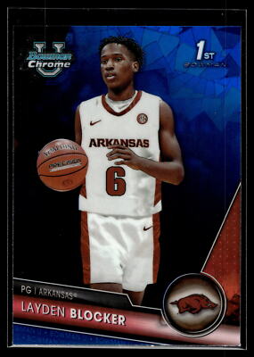 Layden Blocker 2023-24 Bowman Chrome Sapphire University Card #7 | eBay