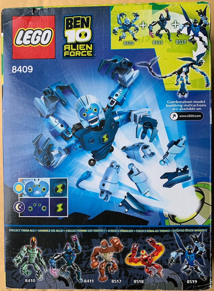 LEGO BEN 10 ALIEN FORCE - SPIDERMONKEY 8409 - BRAND NEW - FACTORY ...