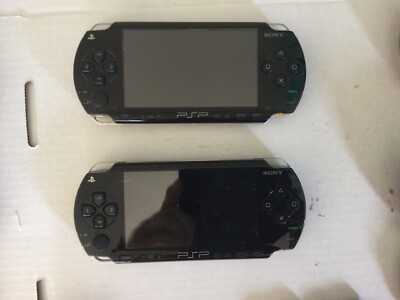 Sony PSP 1001 Black PlayStation Portable Handheld System Console Bundle ...