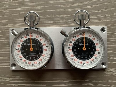 Swiss Gallenkamp Stopwatch Set Chronometers Dashboard Rally Timer 11 | eBay