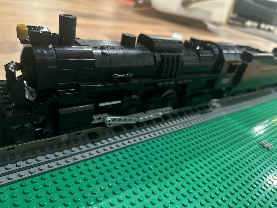 Lego Polar Express 9V Custom Train MOC With A Working Smoke Stack | eBay UK