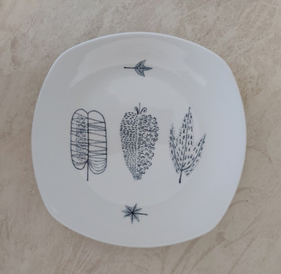 MIDWINTER NATURE STUDY PLATE DESIGNED BY TERENCE CONRAN 1955 31CM | eBay UK