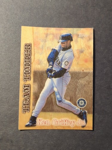 1997 Topps Team Timber Ken Griffey Jr #TT1 Seattle Mariners Ready For ...