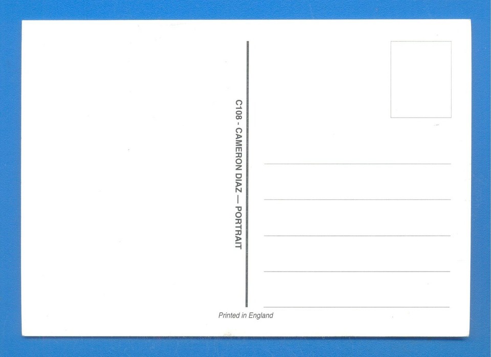 CAMERON DIAZ.PORTRAIT.POSTCARD | eBay