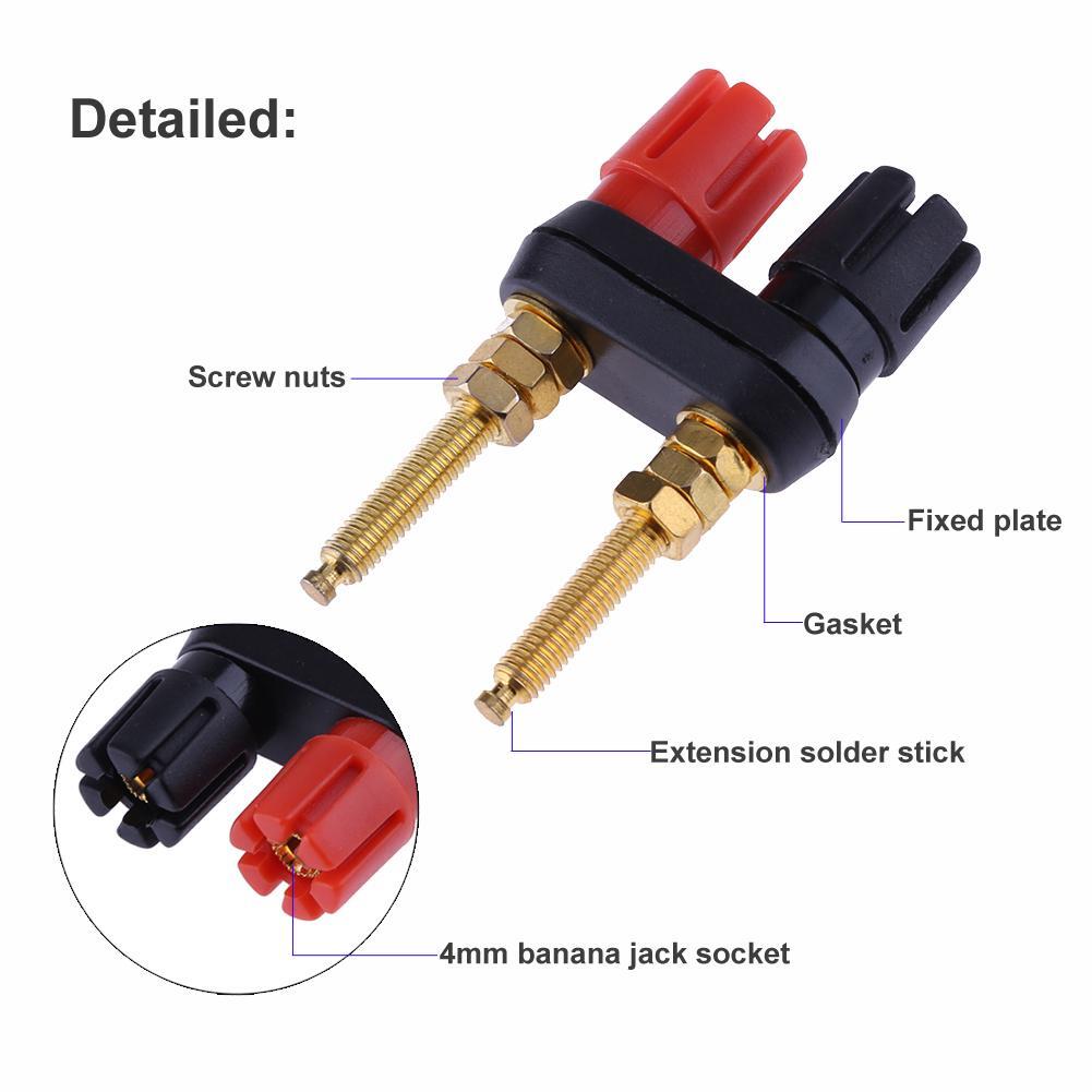 Extended Speaker Banana Plug Binding Post Terminal Connector Banana ...