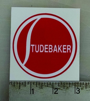 Vintage Studebaker RED sticker decal 3" diameter | eBay
