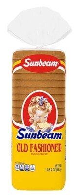Sunbeam Old Fashioned Round Top White Loaf Bread, 20 Oz, SAME DAY SHIPPING! | eBay