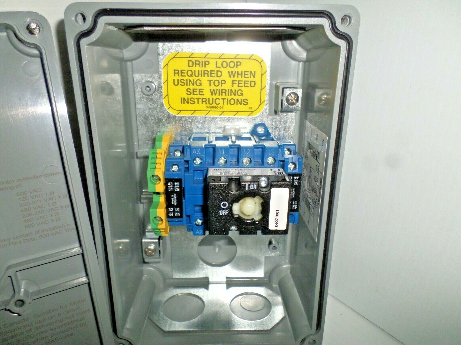 ⭐NEW⭐ HUBBELL HBLDS33ACNK CIRCUIT LOCK 30-Amp DISCONNECT SWITCH 600V ...