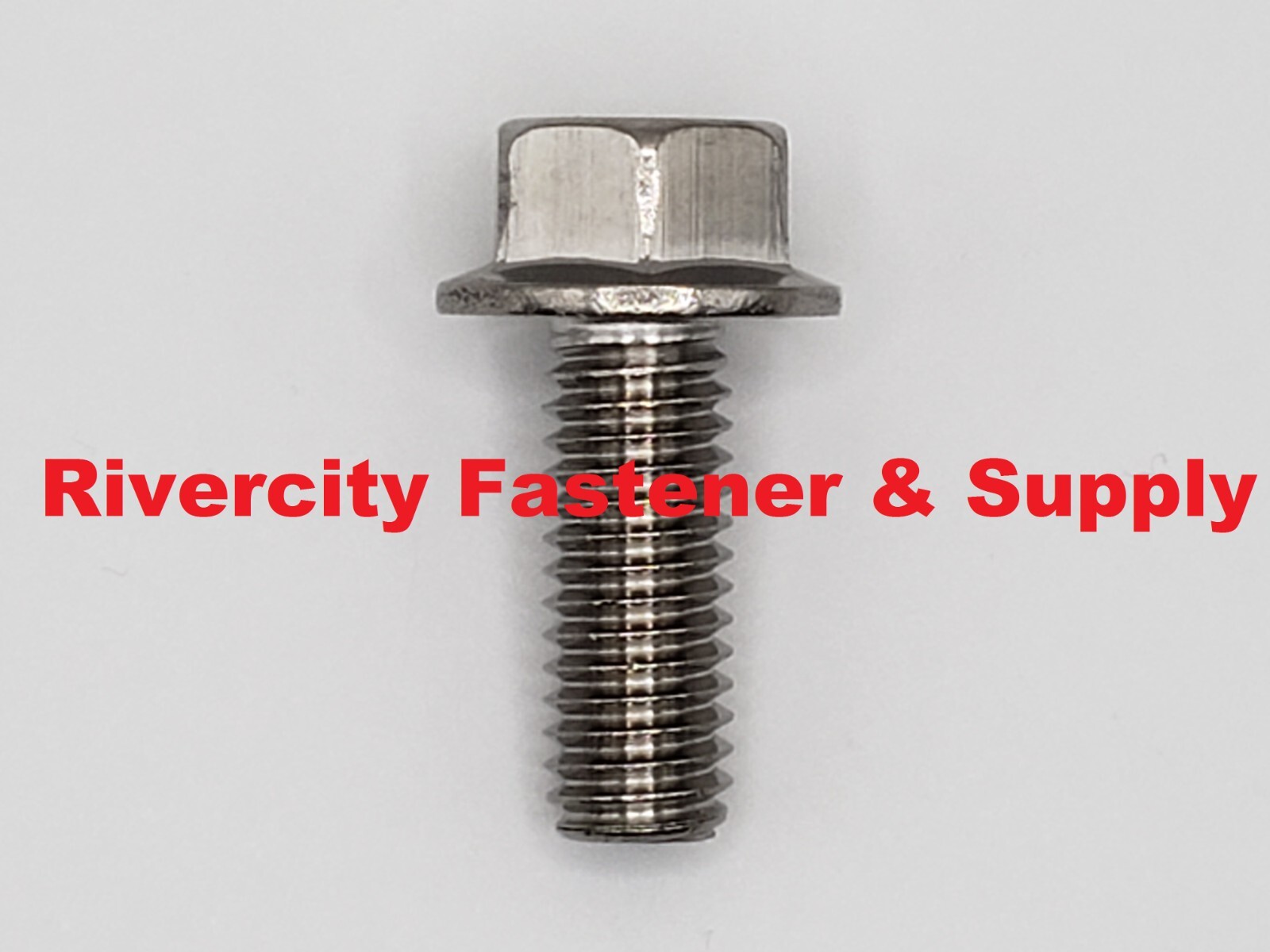 (1) 3/8-16x1 Stainless Hex Head Flange Bolts 3/8x16 Cap Screws 3/8x16x1 ...