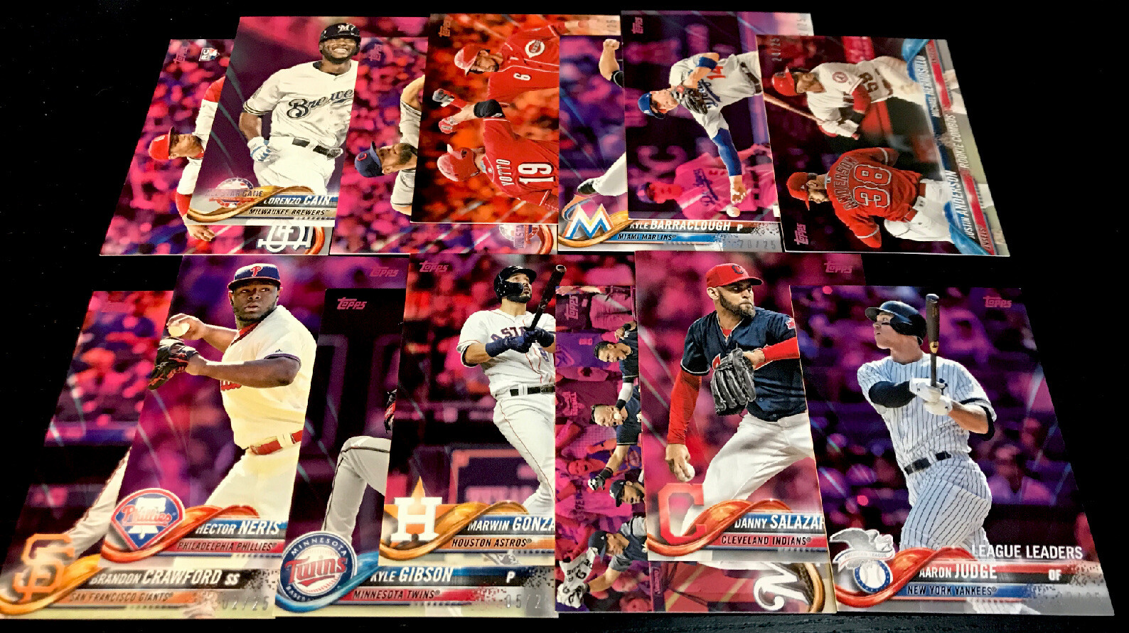 2018 Topps ON DEMAND MINI PINK [/25] Parallel Baseball Cards - Take ...