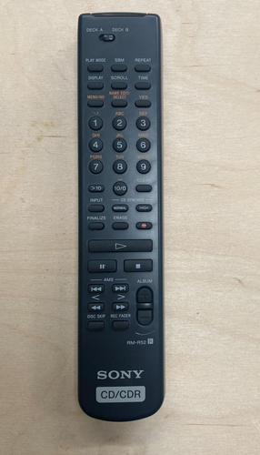 Genuine Sony RM-R52 CD/CDR Remote Control - 0EM -Tested | eBay