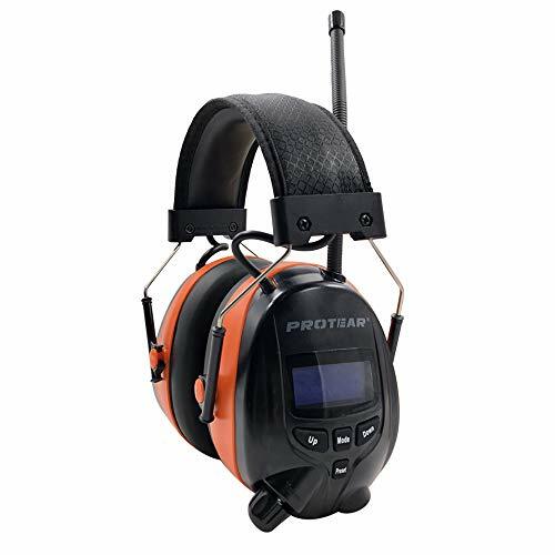 Protear Ear Defenders with DAB+/FM Radio & Bluetooth, Noise Cancelling ...