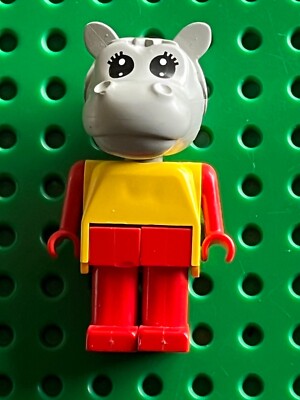 Personnage hippo LEGO Fabuland Figurine x591c01 fab6e / Set 3787 3715 ...