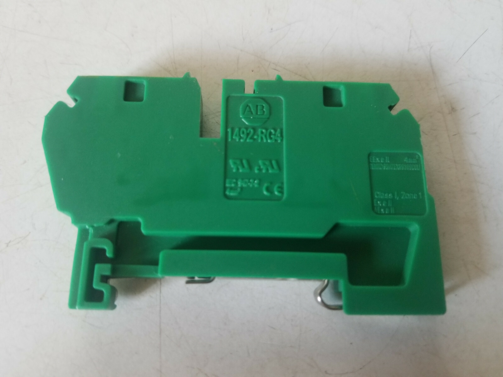 Allen Bradley Green Ground Terminal Block, Quick Clamp, AB, 1492-RG4 | eBay