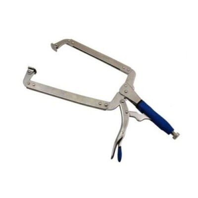 US PRO 18" Large 460mm Welding Locking Clamp Mole Grip Pliers C-Clamp ...