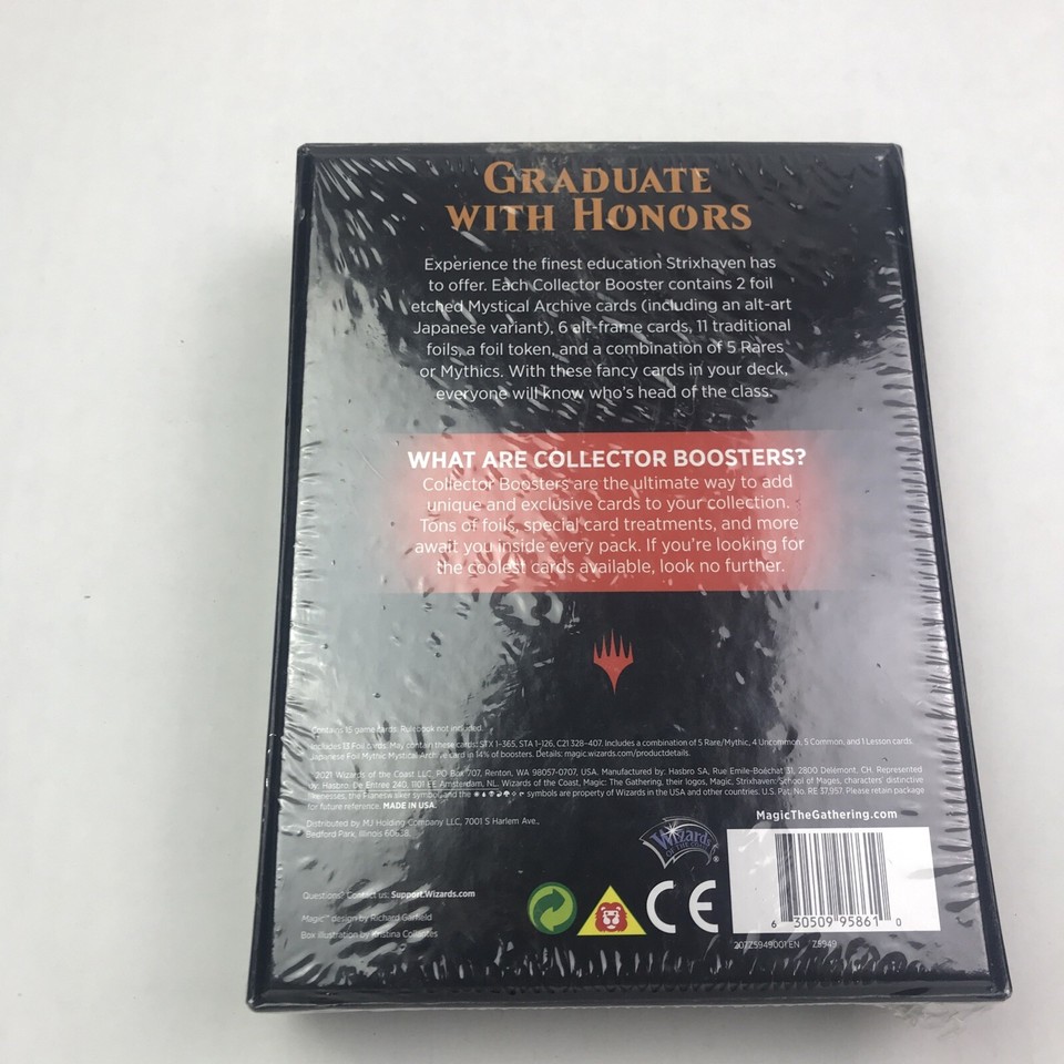 MAGIC THE GATHERING STRIXHAVEN School of Mages 15-Card Collector ...