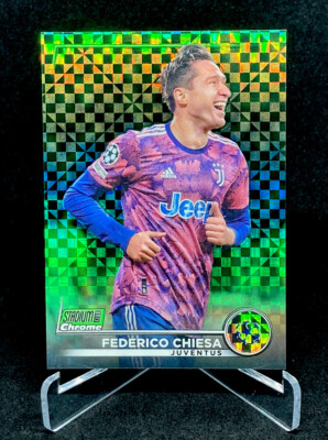 Federico Chiesa 2022-23 Topps Stadium Club Chrome Green XFractor /175 ...
