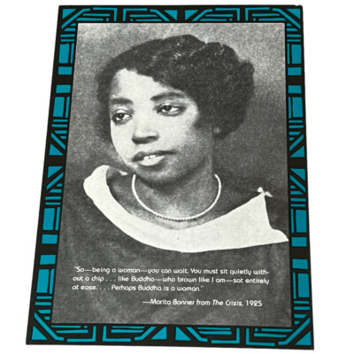 Vintage Postcard Marita Bonner African American Author Opportunity The ...