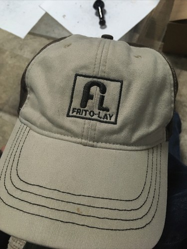 VTG 80s 90s Frito Lay Hat Adjustable Baseball Cap Black & Brown Old ...