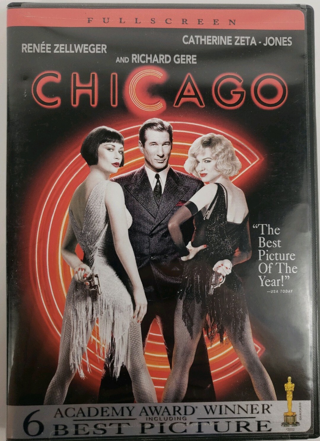 Chicago (DVD 2003, Full Frame) Richard Gere Renee Zellweger Catherine ...