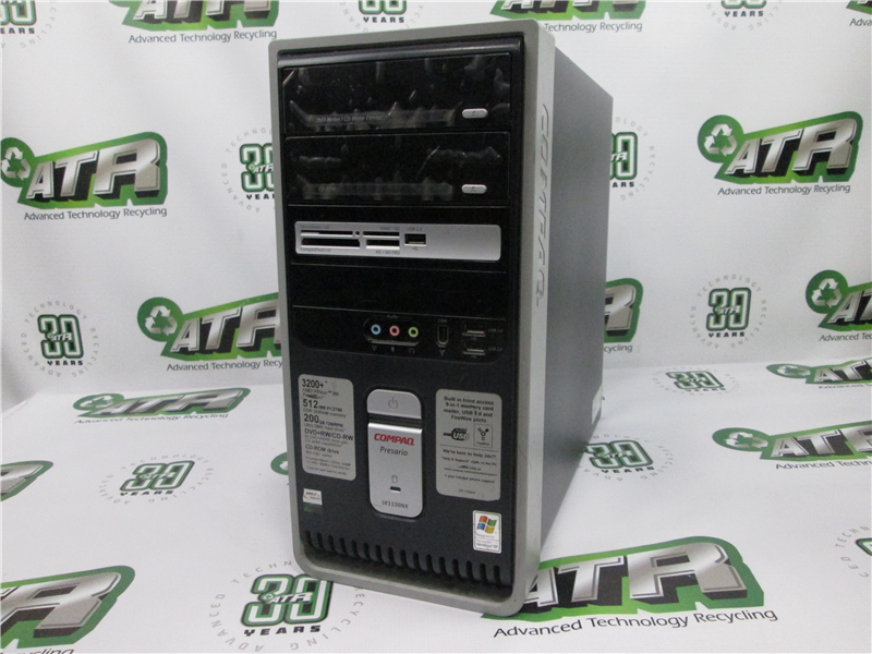 Compaq Presario SR1610NX Desktop Athlon XP 3200+ 1GB RAM No HDD Win XP ...