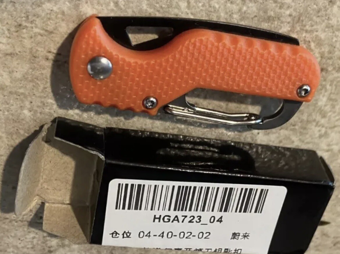 MultiTool Keychain Knife, Small Pocket Strap Cutter, Razor Sharp ...