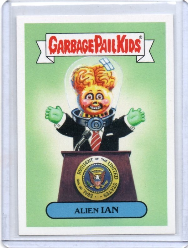 2017 Garbage Pail Kids ADAM-GEDDON #3a Alien Ian-GPK | eBay