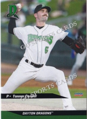 2023 Dayton Dragons Tanner Cooper RC Rookie Cincinnati Reds Minor ...