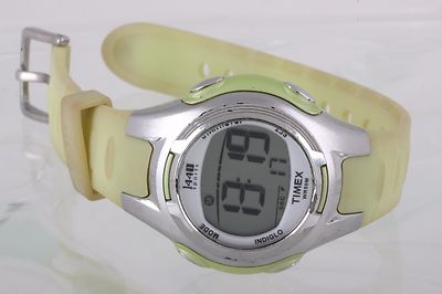 TIMEX 1440 SPORTS WR50M INDIGLO DIGITAL LIME GREEN WRIST WATCH 1937B | eBay