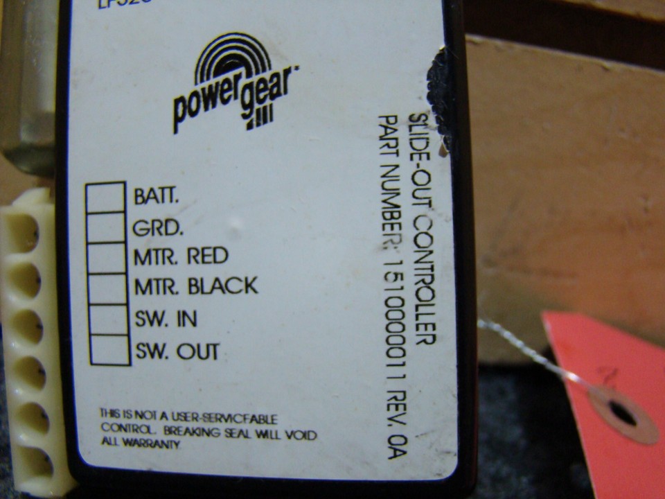 USED RV POWER GEAR SLIDE-OUT CONTROLLER P/N: 1510000011 | eBay
