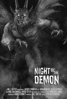 Curse (Night) of Demon by Richard Hilliard Ltd Edition x/75 Poster ...