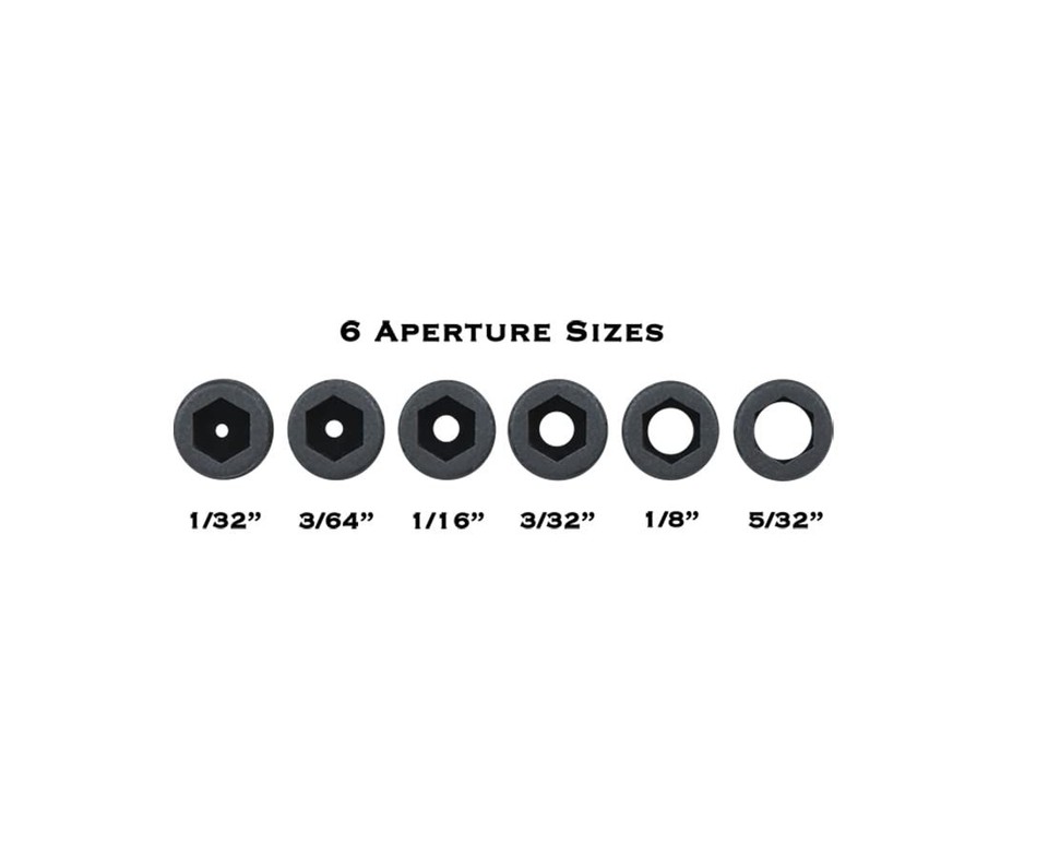 ARCHERY SOLUTIONS Insight Peep Kits: 4 Clarifying Lens Set/6 Aperture ...