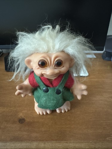 1960 Dam Troll Doll 6" Thomas Dam Denmark Long Blond Hair Felt Original ...
