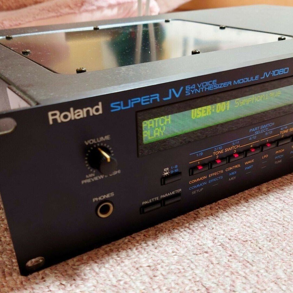 Roland JV-1080 Voice Synthesizer Rack Module Operation Used 100V | eBay