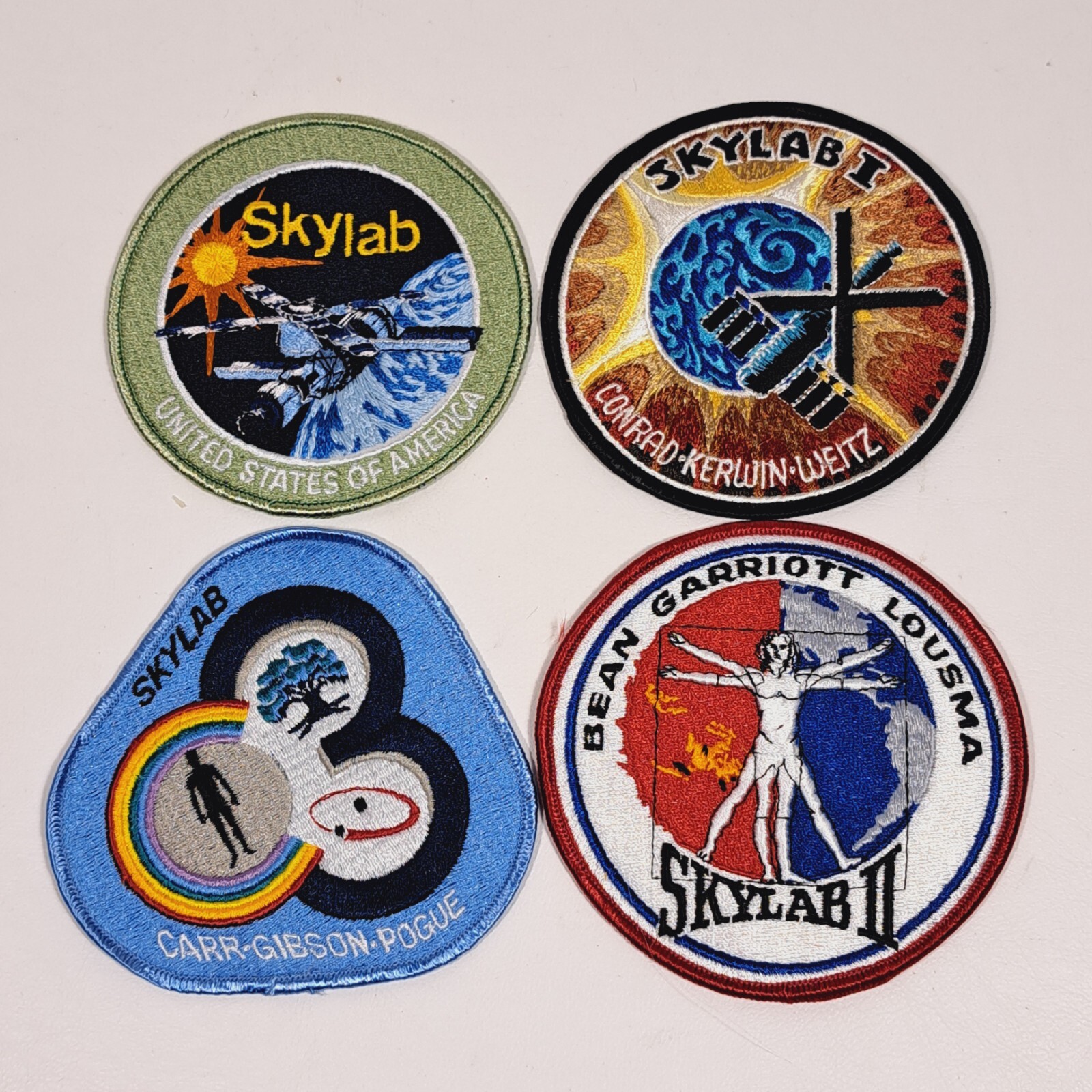 Nasa Skylab Mission Patches Skylab, Skylab I, Skylab II - 4" Wide Set of 4 | eBay