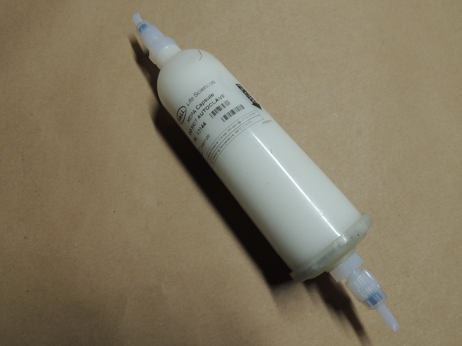 Pall Life Sciences 12144 3.4bar 50psi 88c Particulate-Free Air HEPA ...