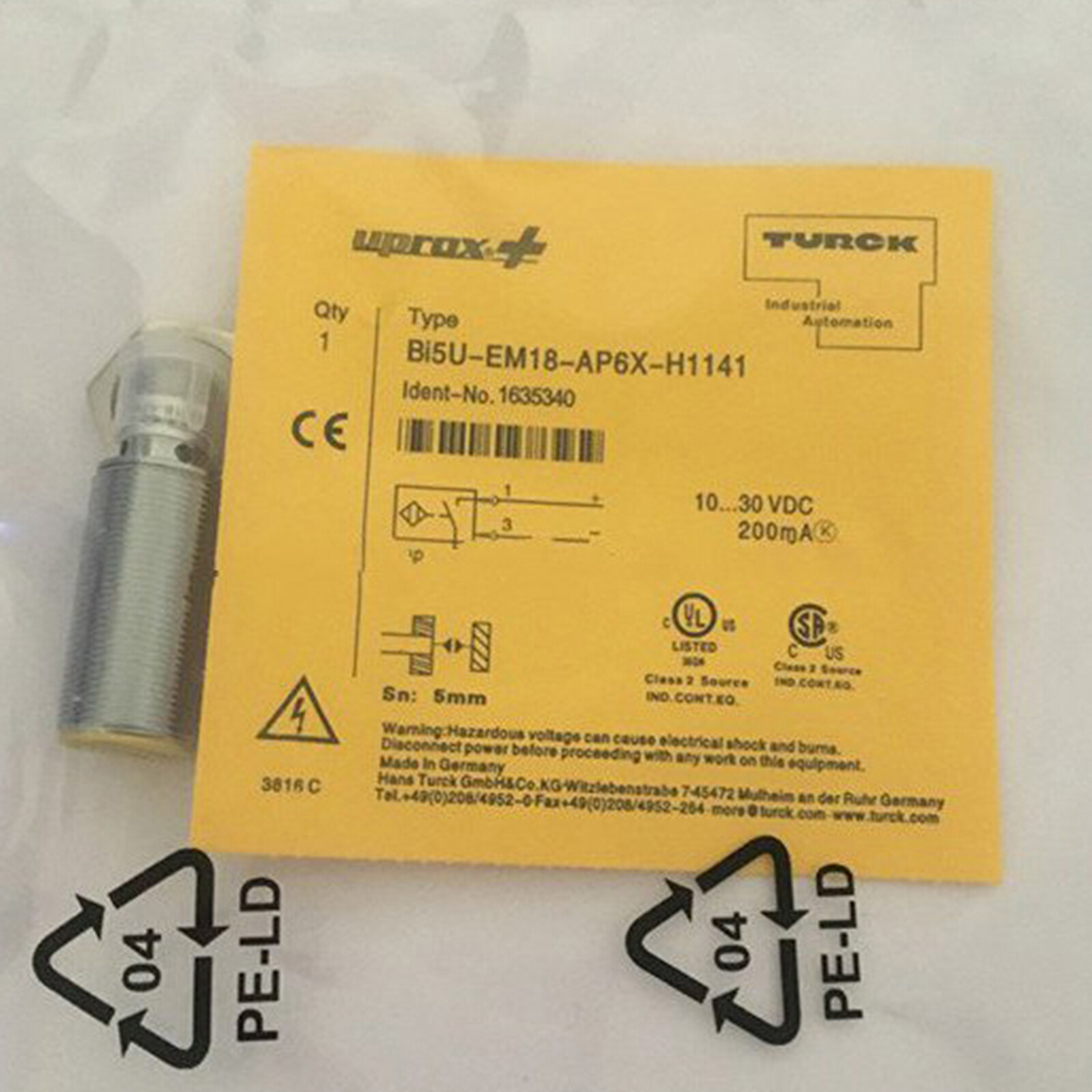 1PC New Turck proximity sensor Bi5U-EM18-AP6X-H1141 Free Shipping | eBay