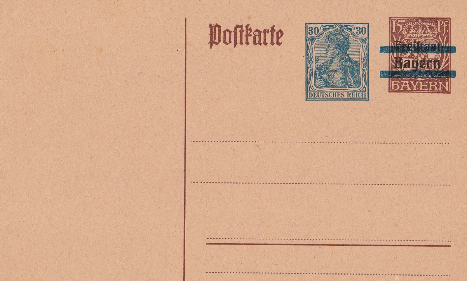 Deutsches Reich. Post Card , Germania 30Pf. ** MNH | eBay