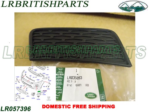 GENUINE LAND ROVER FOG LAMP UPPER BEZEL RANGE ROVER EVOQUE RH OEM NEW ...