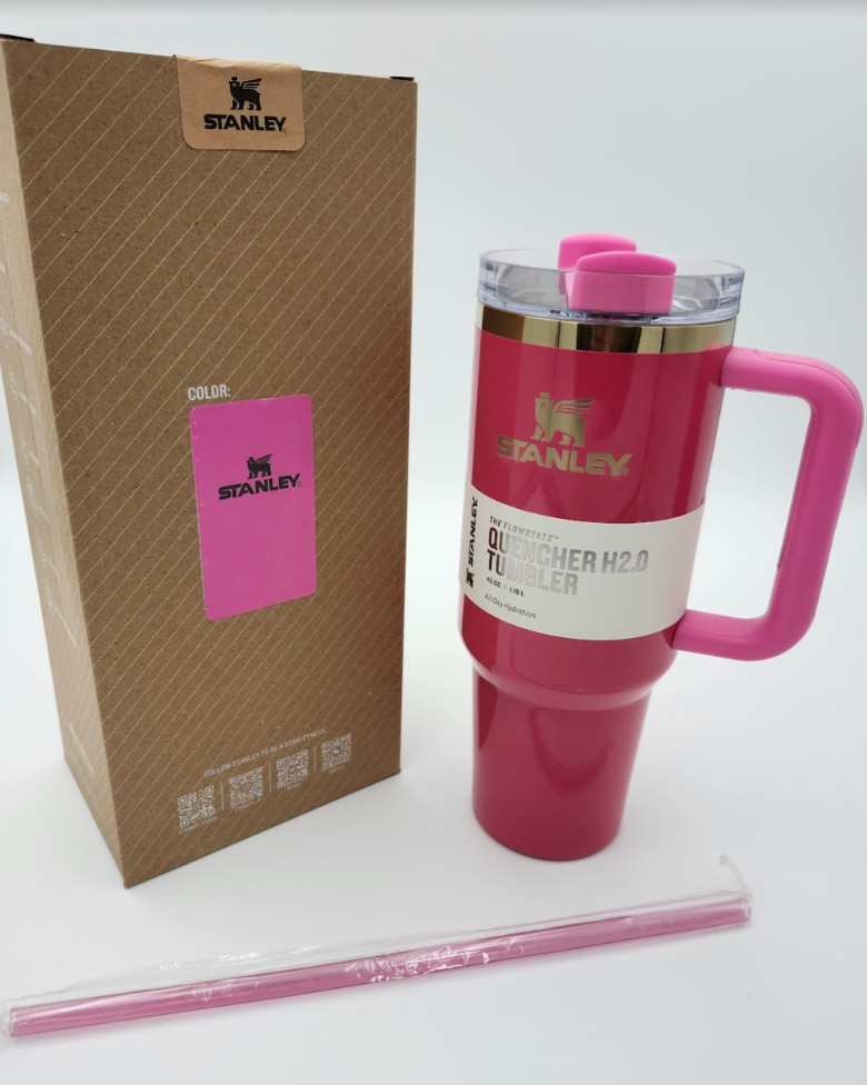 Stanley Pink Parade 40oz Quencher Tumbler Pink / Gold LIMITED Edition