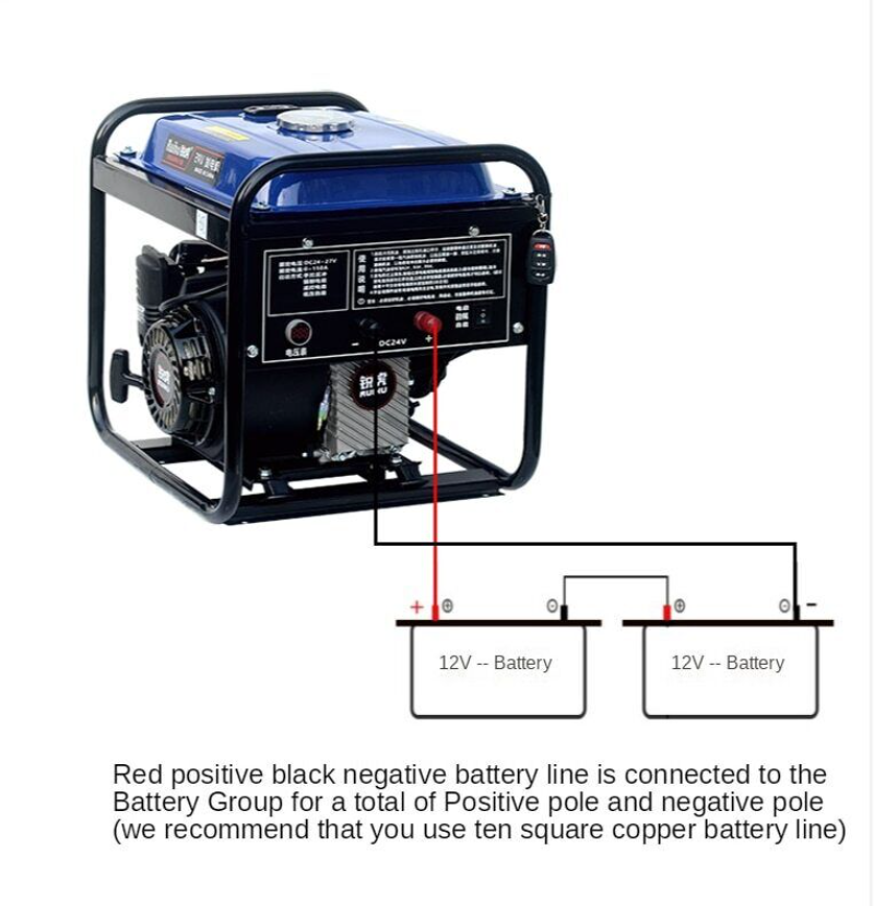 5KW 24V DC Generator Gasoline/Diesel Generator Parking Air Conditioner ...
