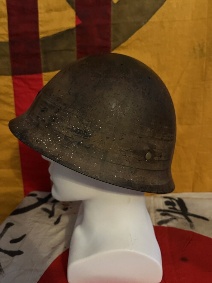 WWII ORIGINAL IJA Imperial Japanese Type 90 Helmet W/ Imperial Star | eBay