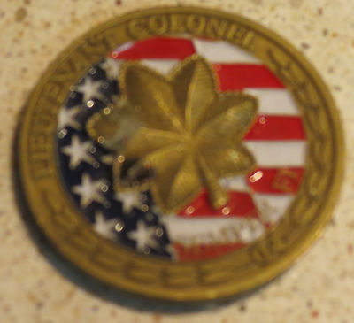 U.S. Marine Corps 04 Lieutenant Colonel challenge coin - semper fi ...