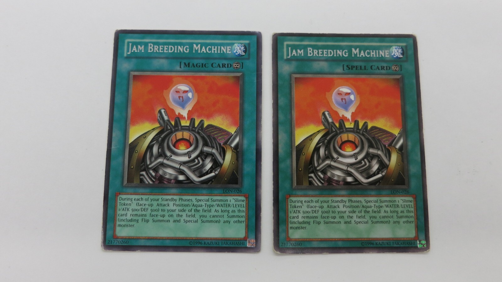 2x JAM BREEDING MACHINE SPELL CARD LON-026 UNLIMITED RARE YUGIOH HP | eBay